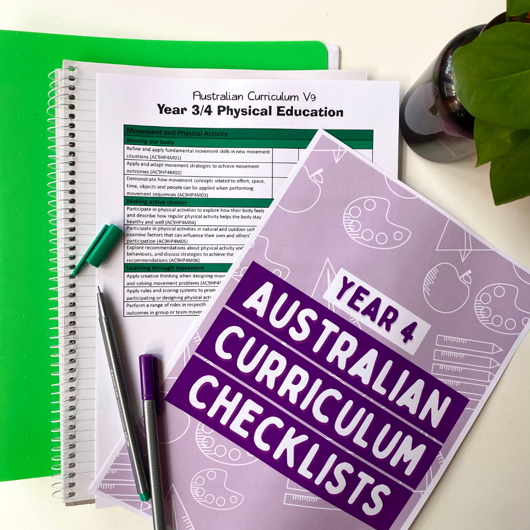 Australian Curriculum Checklists Version 9 Australian Curriculum Checklists Version 9