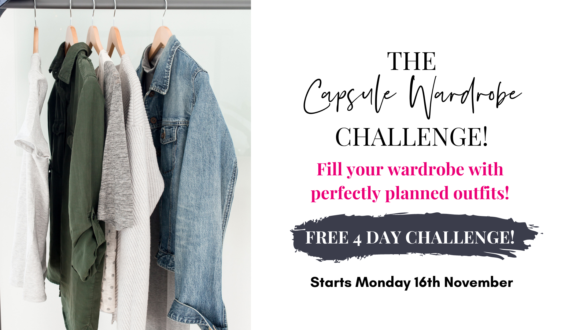 The Capsule Wardrobe Challenge