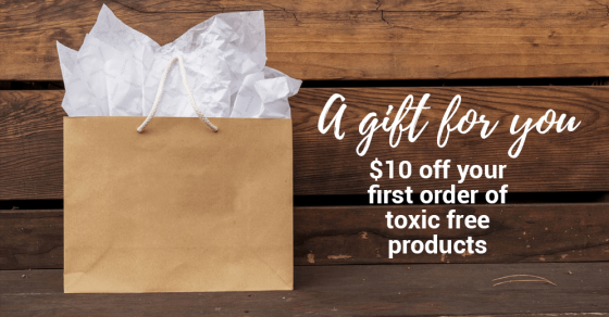 Free Gift Card for Toxic Free Products to Use In Your Home