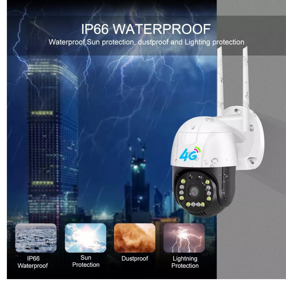 8MP ultra HD, 4G security camera with WIFI & Colorful IR night vision ...