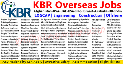 KBR job opens | Afghanistan, USA, Kuwait, Iraq, UK, Bahrain