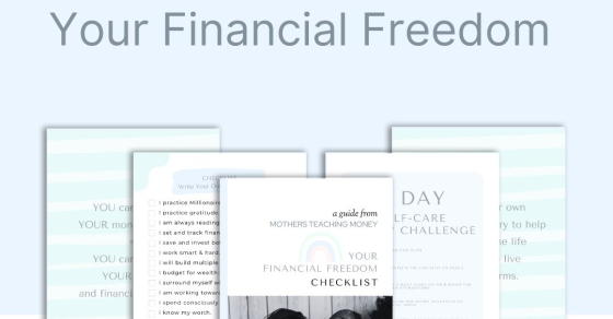 FINANCIAL FREEDOM CHECKLIST FOR TEEN GIRLS