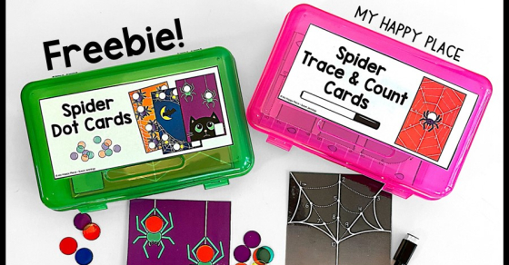 Spider Fine Motor Freebie