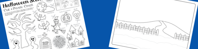 Halloween Craft Printable (FREE Cut and Paste Activity) - Crafts on Sea