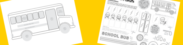 Build A School Bus Craft (FREE Printable PDF) - Crafts on Sea
