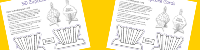 Birthday Card Craft Template (FREE Printable) - Crafts on Sea