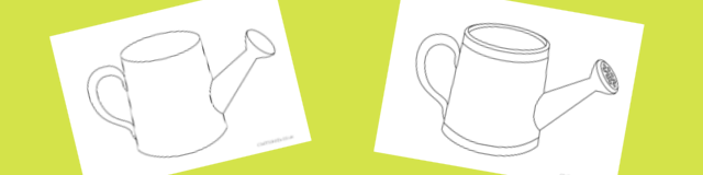 Watering Can Template FREE Printable PDF Crafts On Sea