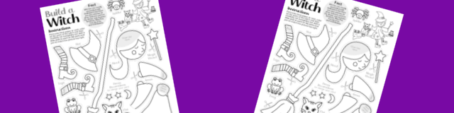 Build A Witch Printable Craft (FREE PDF) - Crafts on Sea