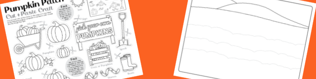 Pumpkin Patch Craft (FREE Printable) - Crafts on Sea