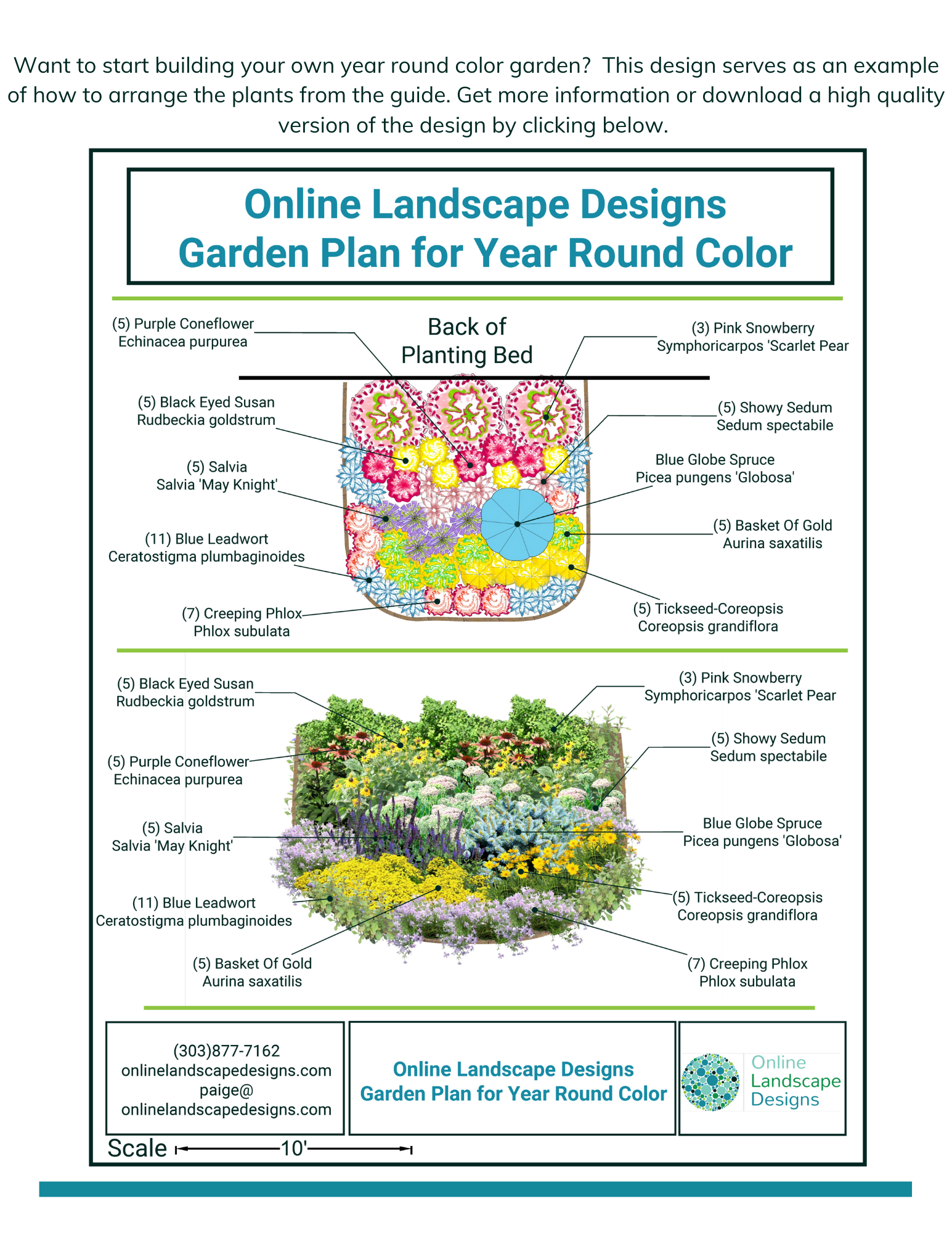 Color Landscape Design Plans