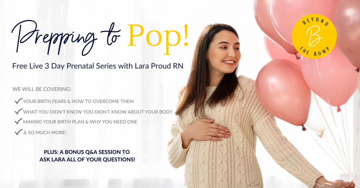 Prepping To Pop - 3 Day Masterclass Series