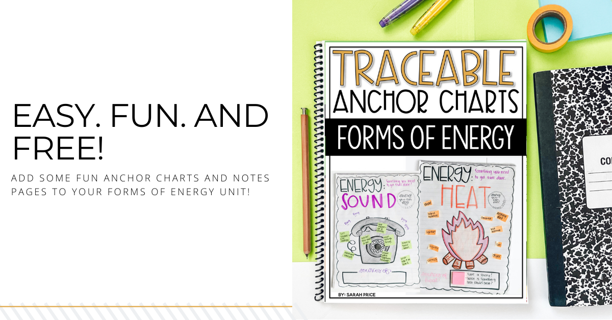 Free Forms of Energy Anchor Charts