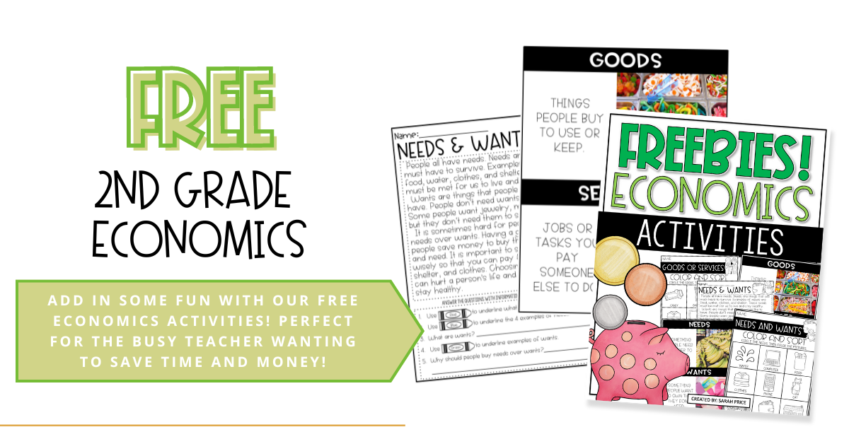 Free Second Grade Economics Worksheets