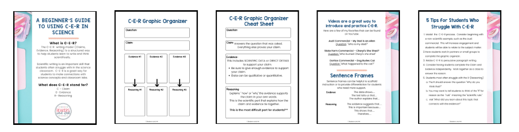 Beginners Guide to Claim, Evidence, and Reasoning