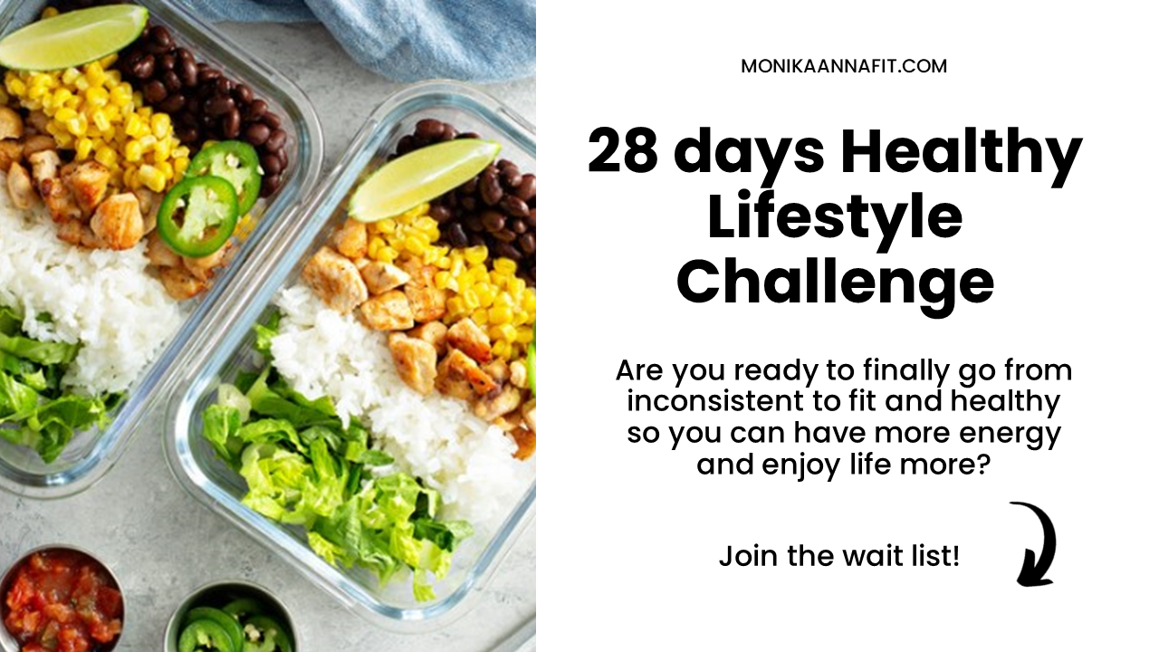 Wait list for 28 days Healthy Lifestyle Challenge