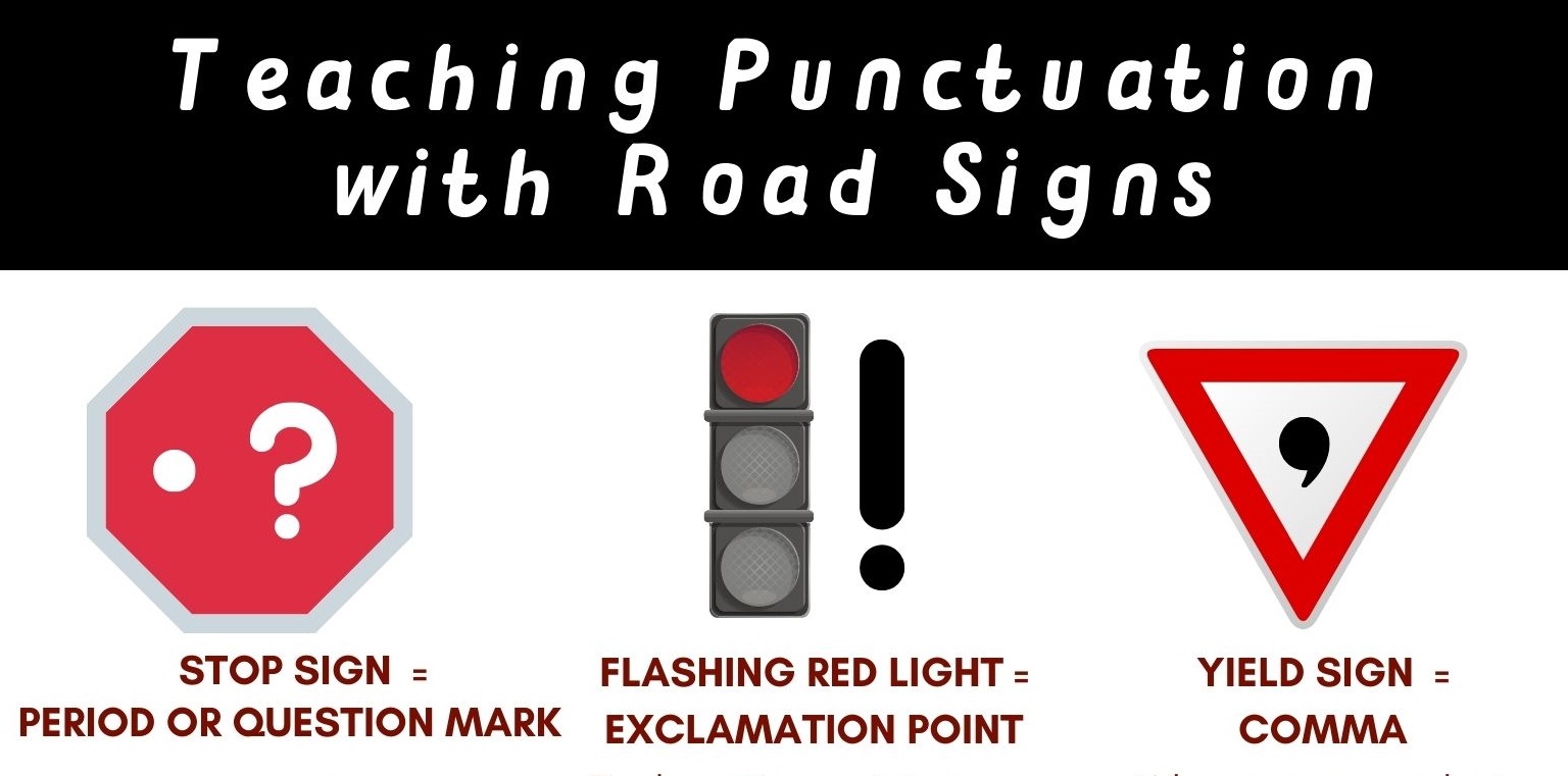 Road Sign Punctuation Printable