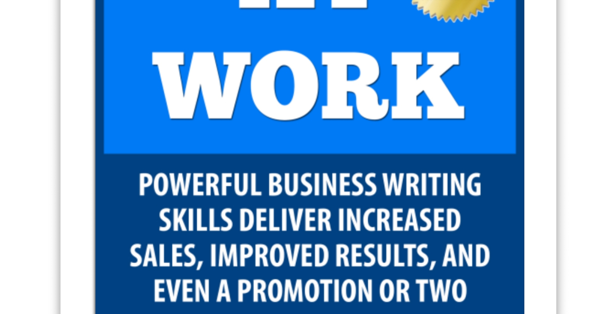 Words at Work award-winning book on writing