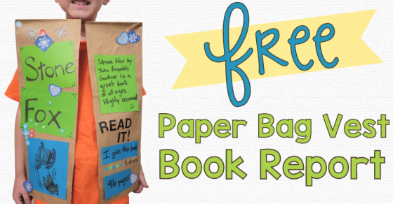 Paper Bag Vest Book Report