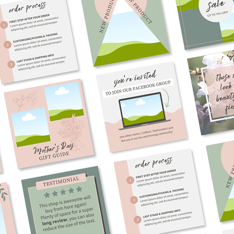 Free Instagram Templates for Canva