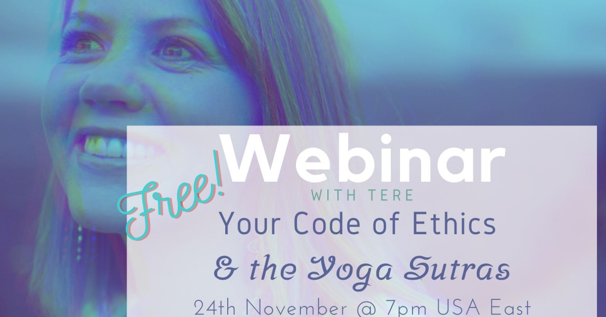 WEBINAR: Writing Your Code of Ethics. Your Great Vow.
