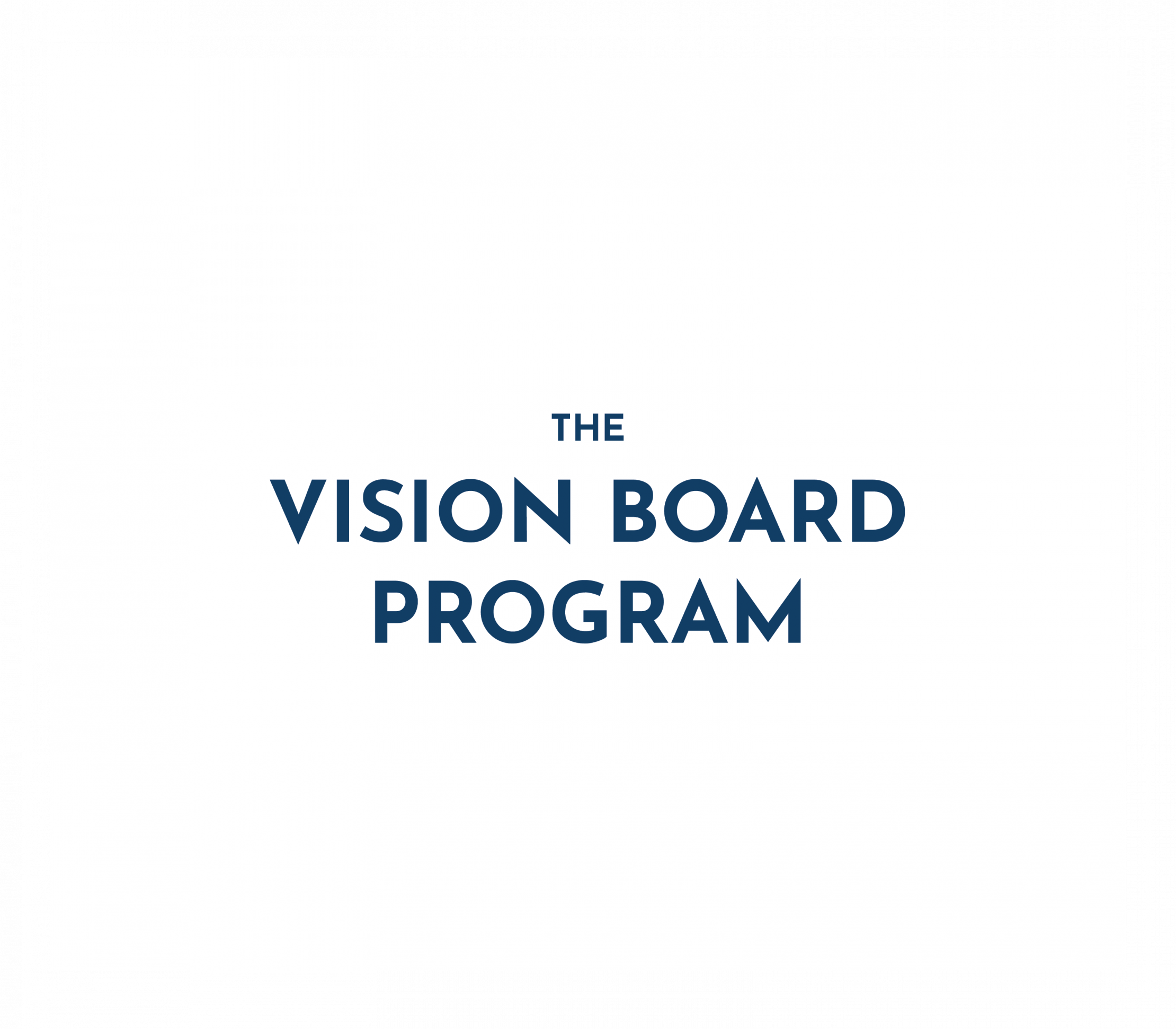 Vision Board Program | June 2022