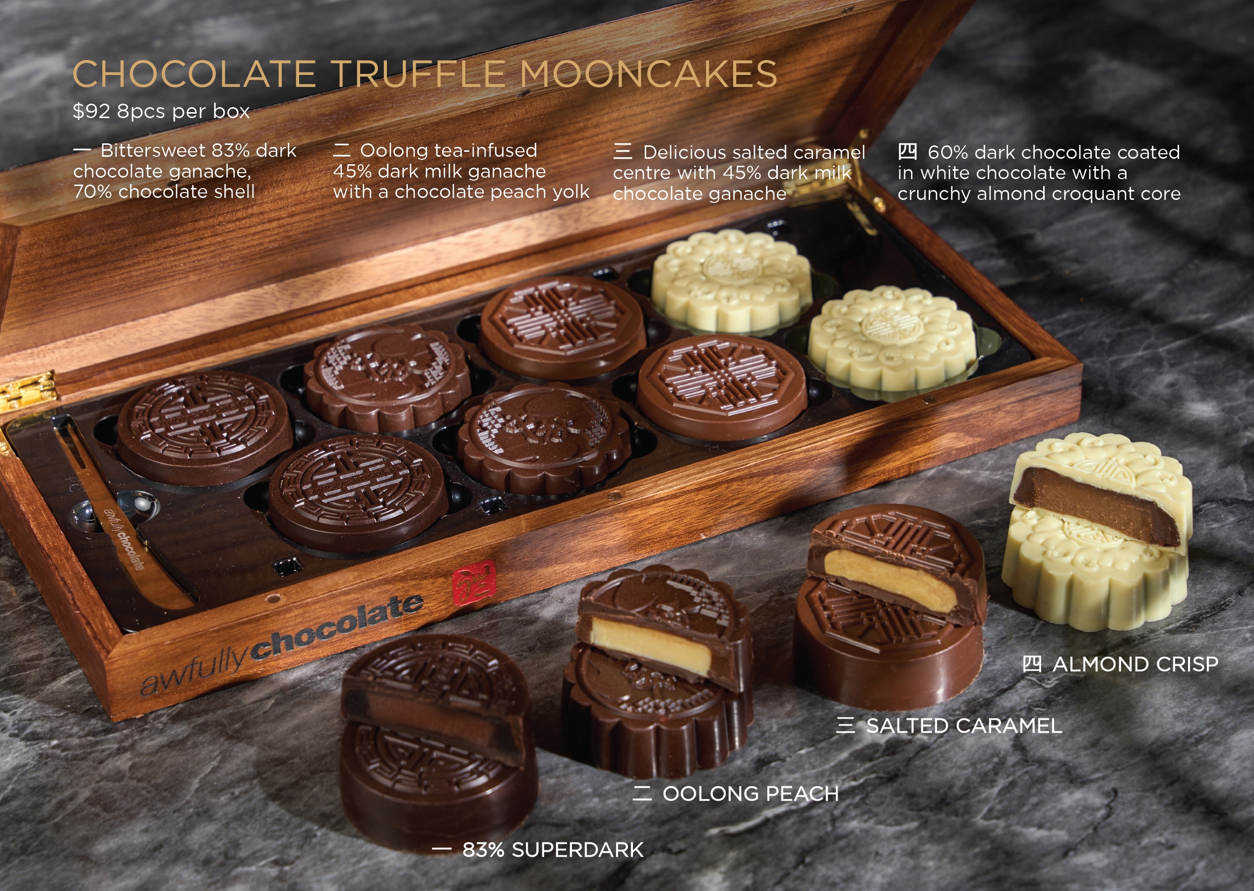 Chocolate Mooncakes