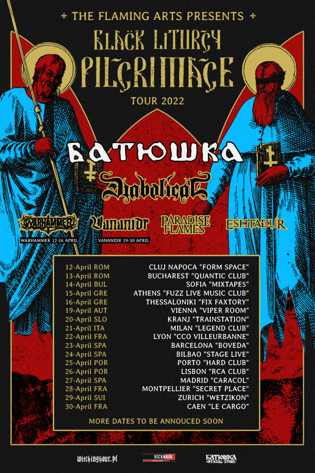 BATUSHKA & DIABOLICAL - Black Liturgy Pilgrimage - Tour Announcement ...