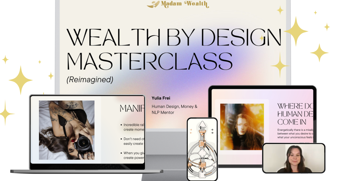 Wealth By Design Masterclass