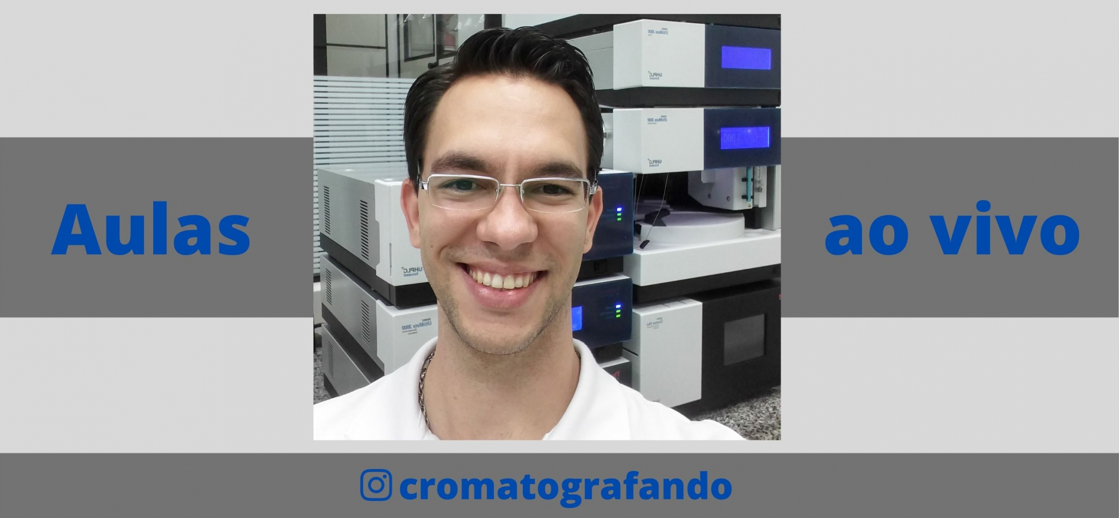 Cadastro para as aulas ao vivo e gratuitas de cromatografia