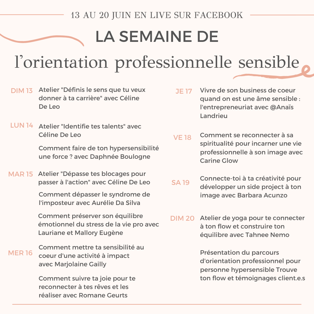 Orientation professionnelle sensible