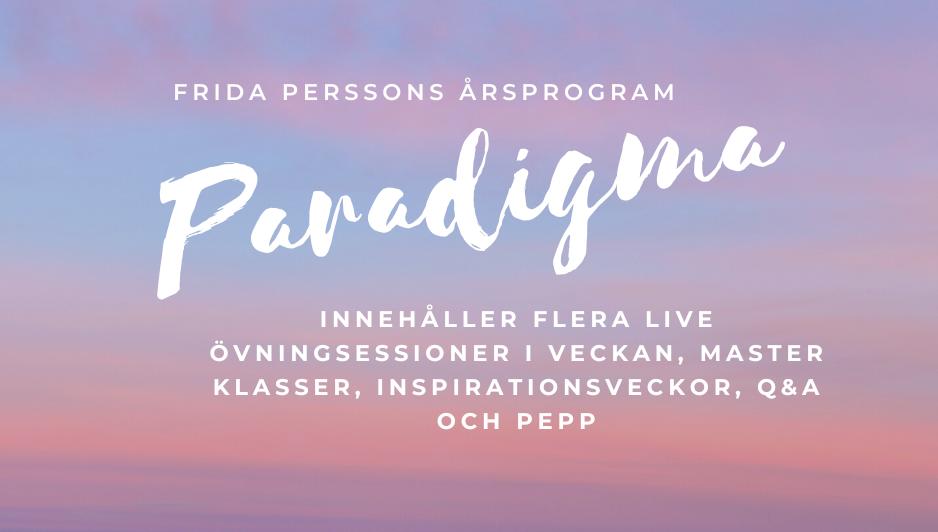 Paradigma är en comunity för kvinnor som vill vakna och leva sin fulla ...