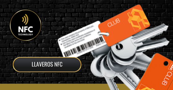 3 x Mini Llaveros NFC Personalizados