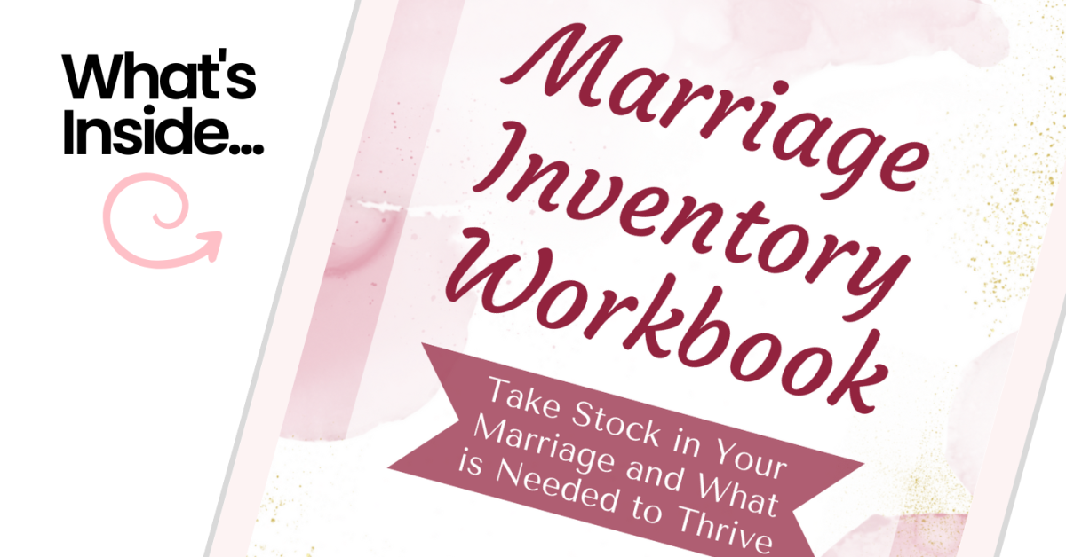 Marriage Inventory Workbook