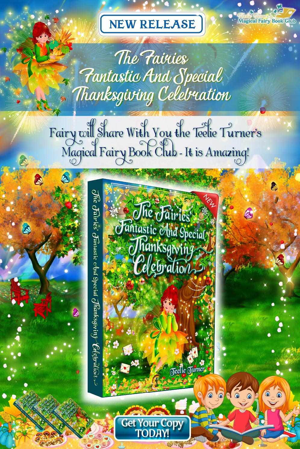 The Fairies Fantastic And Special Thanksgiving Celebration Books Giveaway