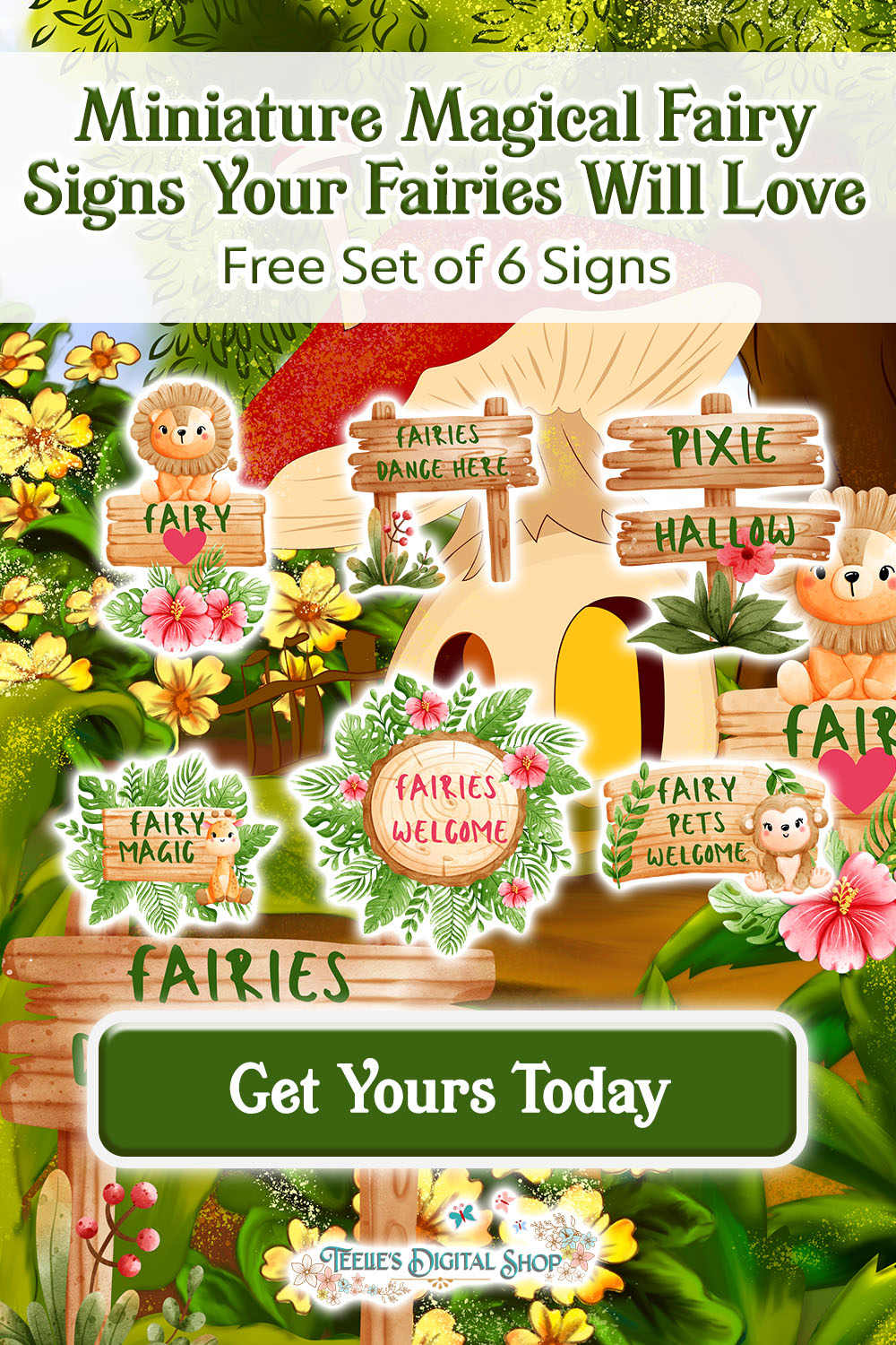 Sign-up for the Fairy Scoop Newsletter!