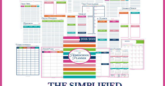 Simplified Homeschool Planner