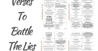40 FREE Printable 'Truth' Scripture Cards to Battle the Lies!
