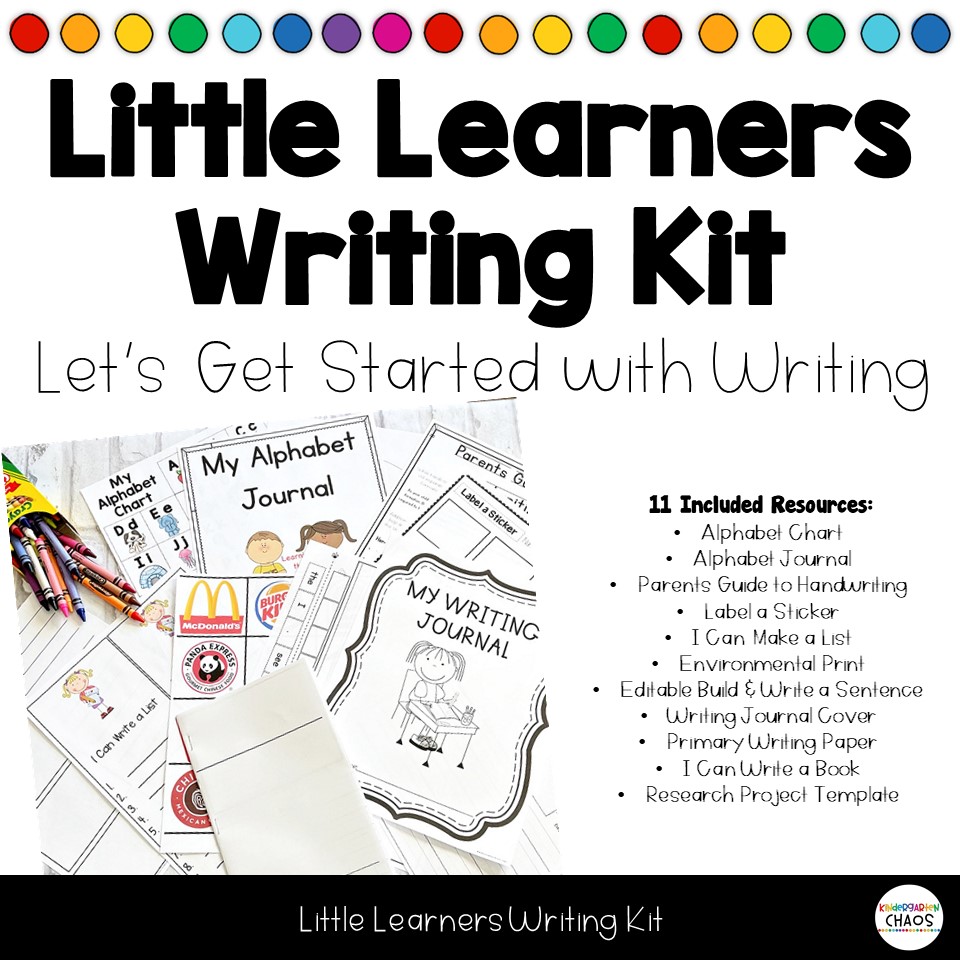 Writing Kit for Little Learners - Spring Campaign