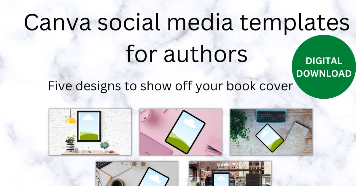 Get your free Canva for Authors template