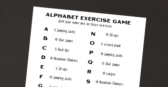 Alphabet Exercise Game | Babies to Bookworms