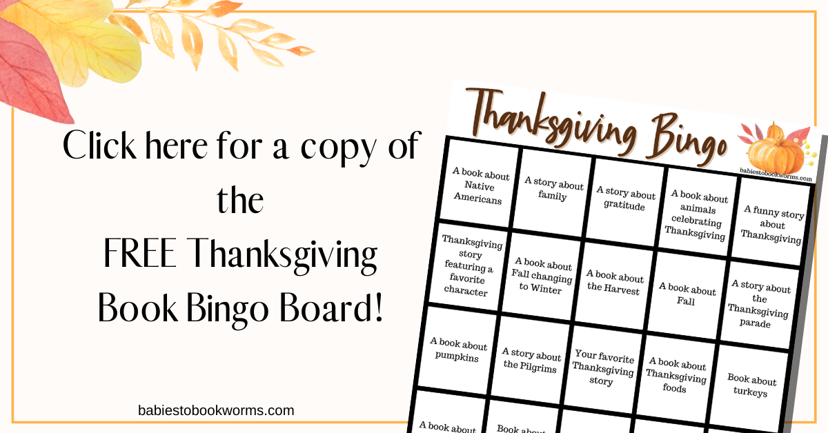 Thanksgiving Book Bingo | Babies to Bookworms