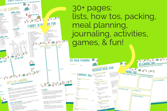 Free Family Camping Packing Lists