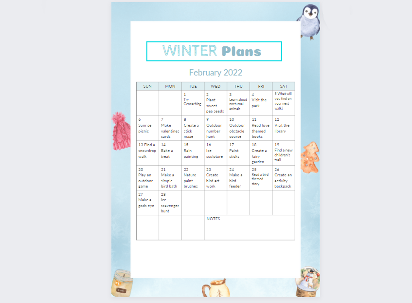 February activities for kids - The Ladybirds' Adventures