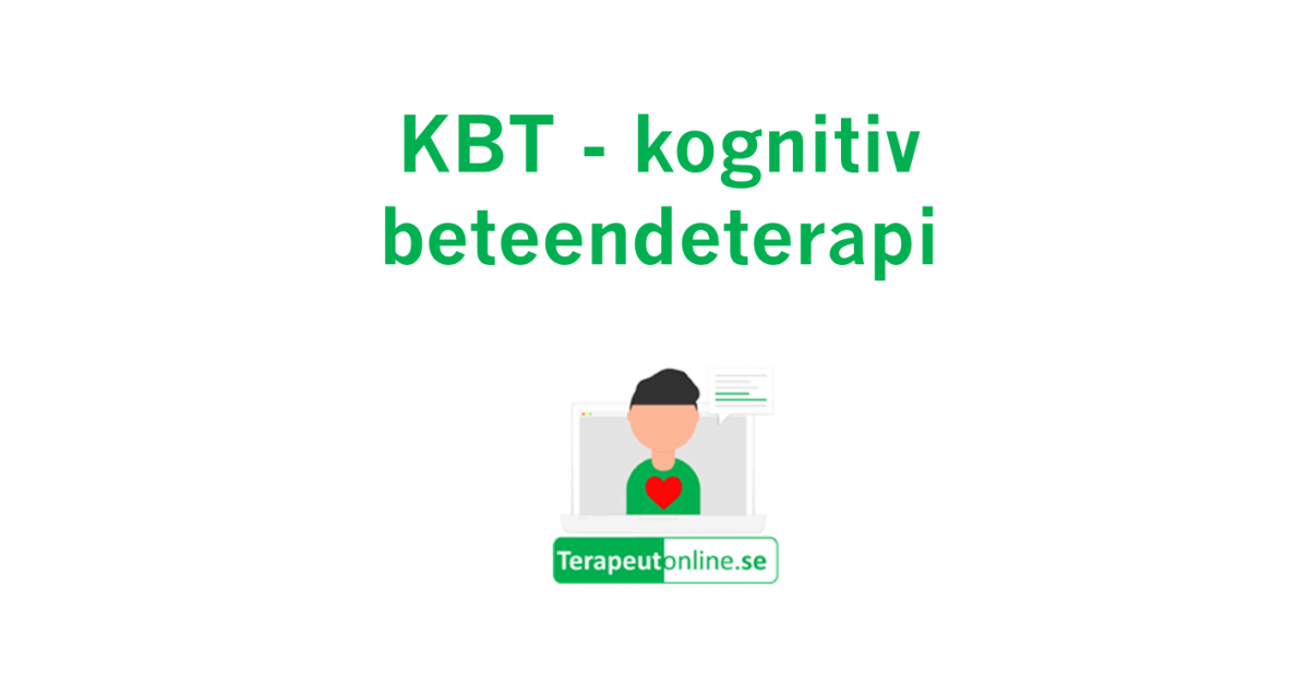 KBT - kognitiv beteendeterapi | Terapeutonline.se