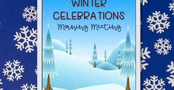 Winter Celebration Morning Meeting Slides