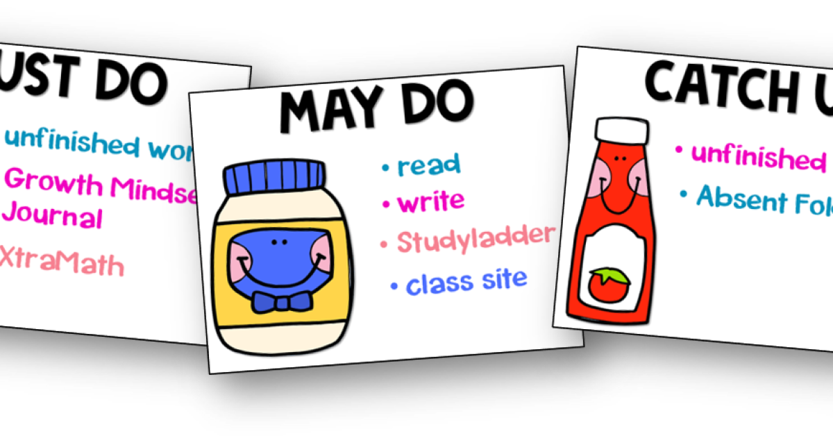 FREE Early Finisher Posters