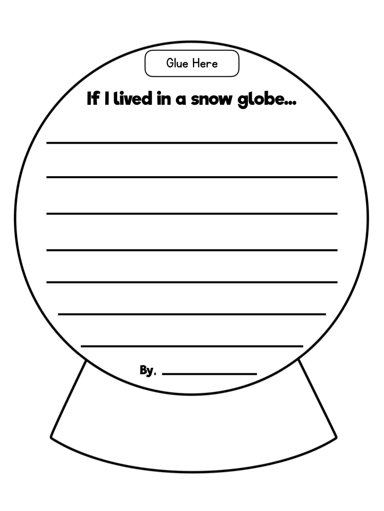Snow Globe Writing