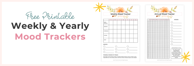 Free Printable Mood Tracker (Weekly & Yearly PDF Worksheets)