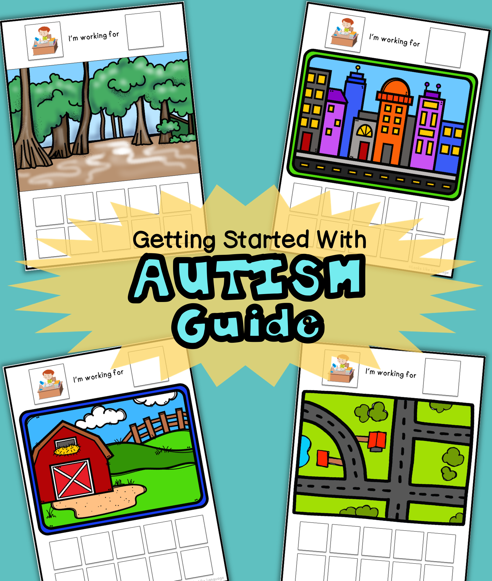 Get Started with Autism with this FREE guide from Looks Like Language!