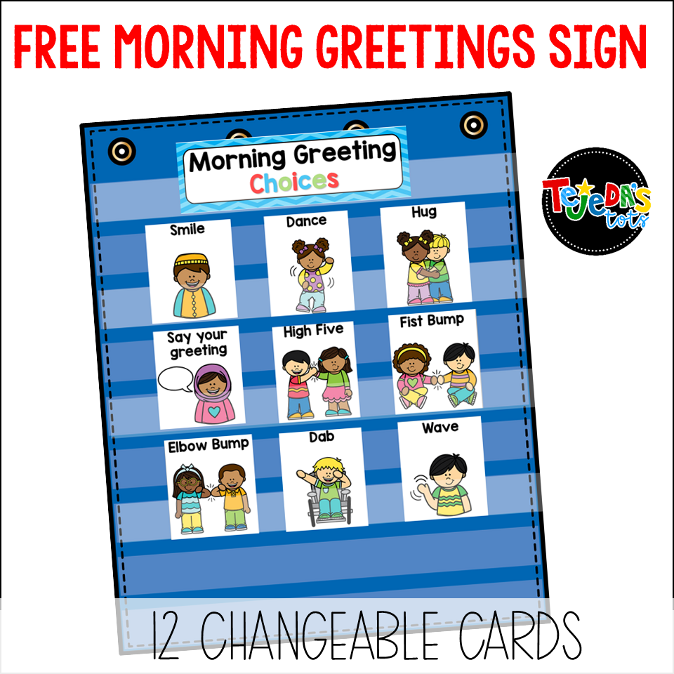 Free Morning Greeting Signs
